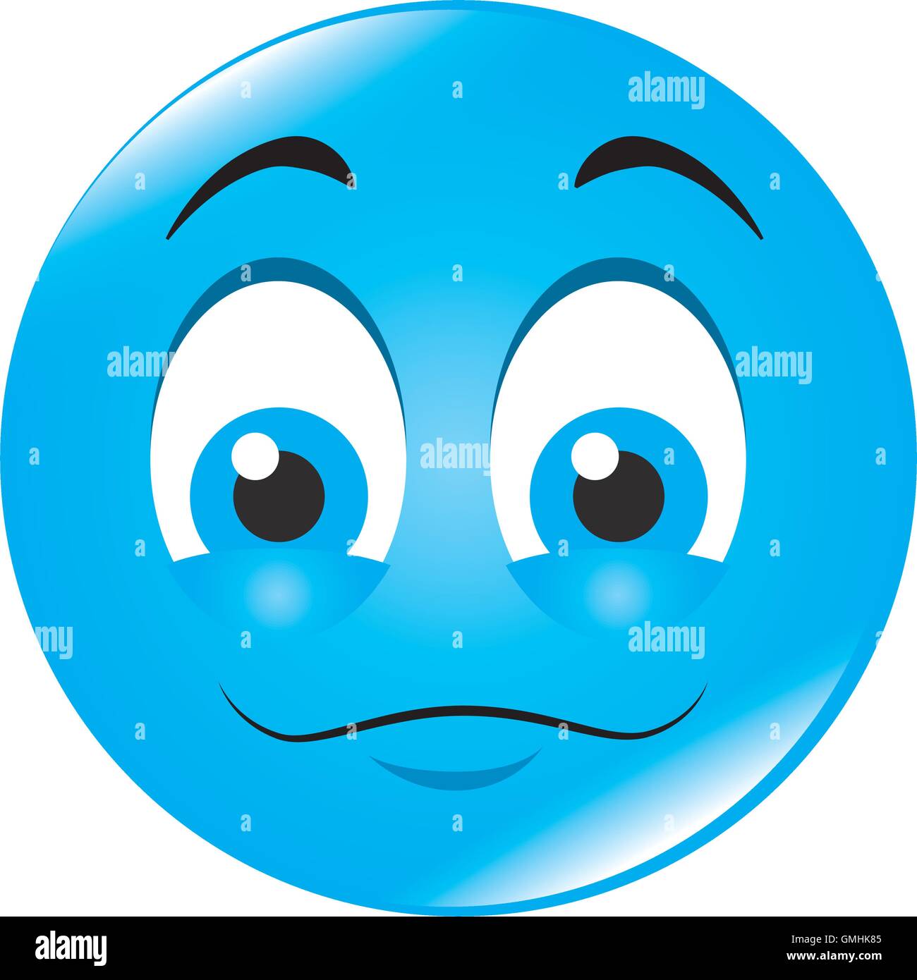 Dessin animé de sentiments d'Émoticônes Image Vectorielle Stock - Alamy