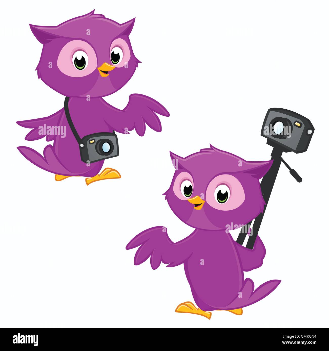 Hibou de dessin animé Banque de photographies et d’images à haute ...