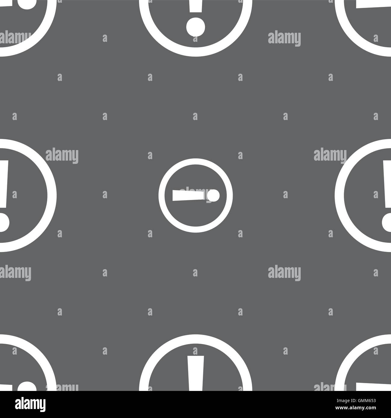 Icône de signe d'attention. Point d'exclamation. Symbole d ...