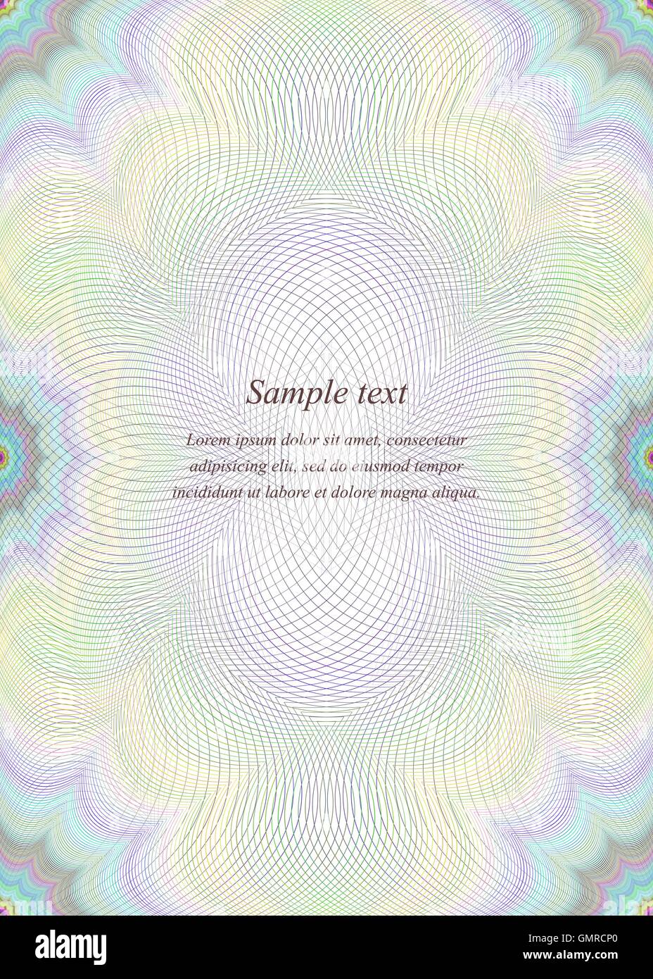 Invitation card design template a4 Banque d'images vectorielles - Page ...