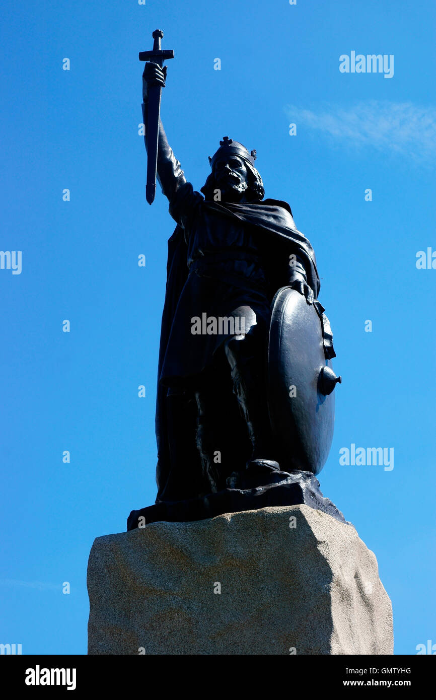 Alfred 1 le grand roi anglo saxons Banque de photographies et d’images ...