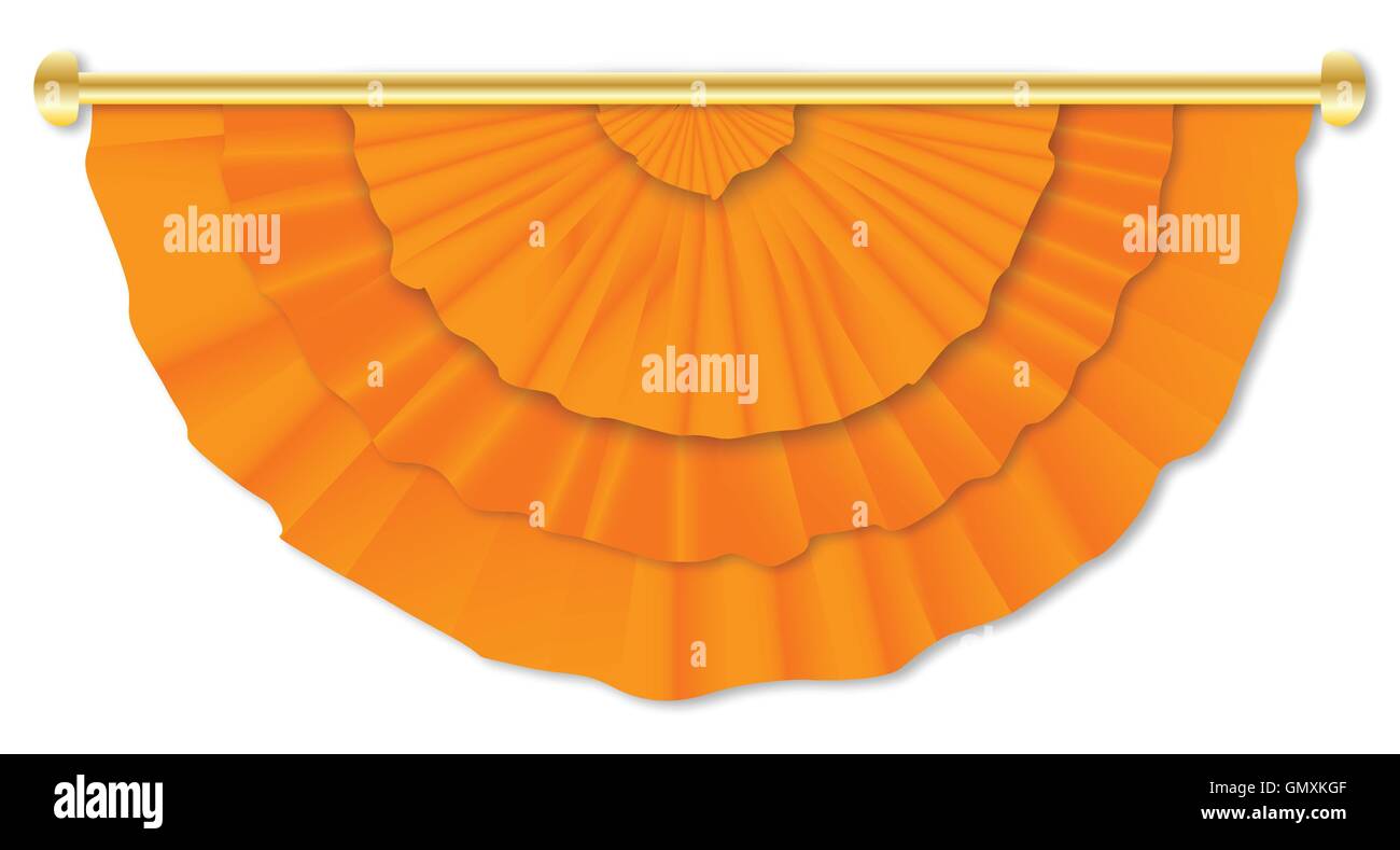 Drapeau Orange Banque d'images vectorielles - Alamy