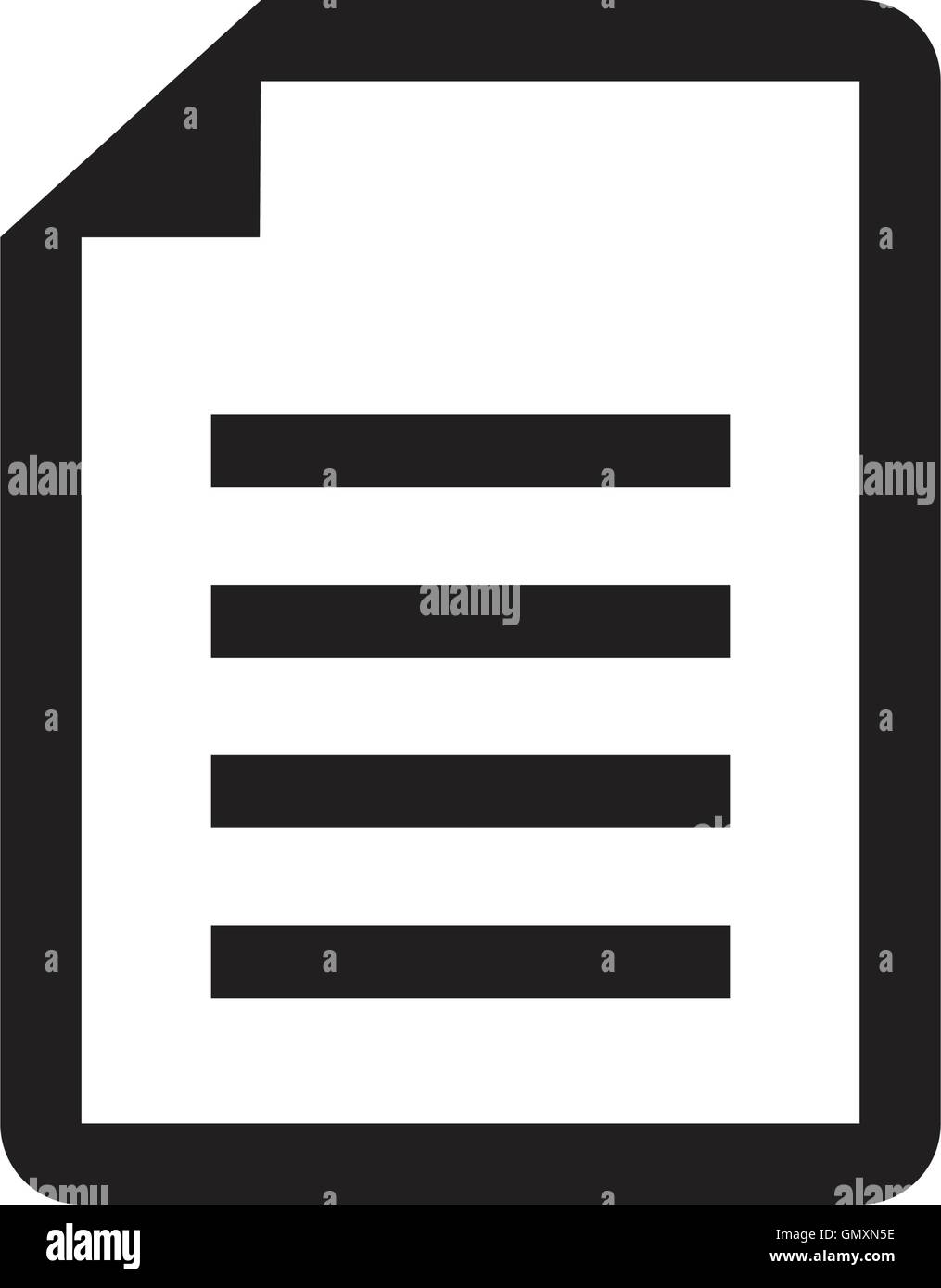 Symbole de note Banque d'images vectorielles - Alamy