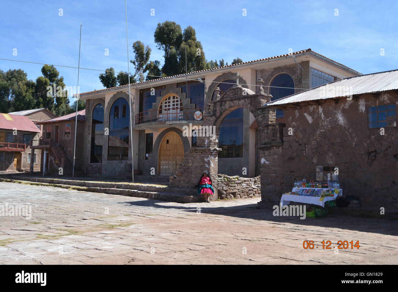 L'île de Taquile et/ou d'Amantaní Island, PUno, Pérou Photo Stock - Alamy