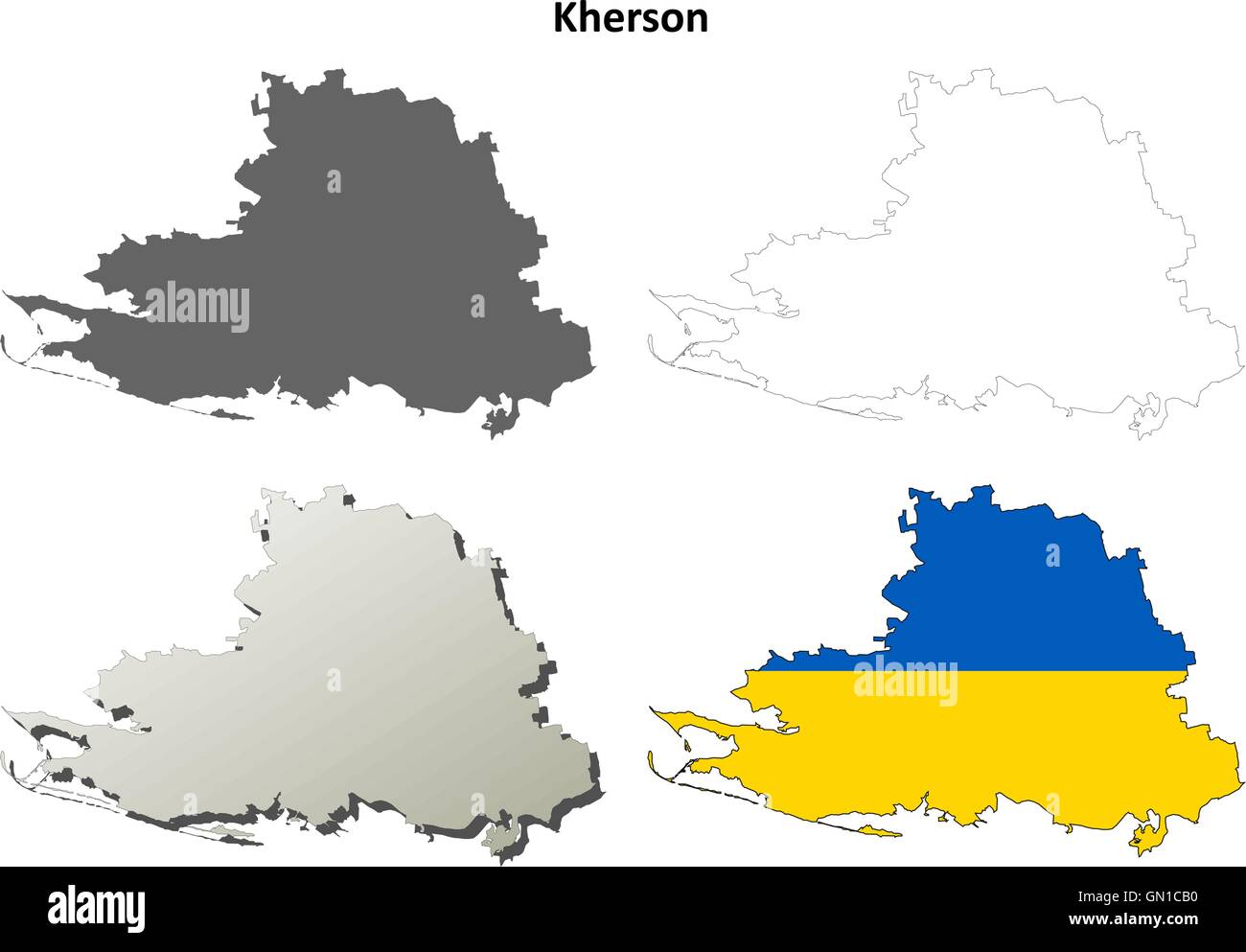 Map of kherson Banque d'images vectorielles - Alamy