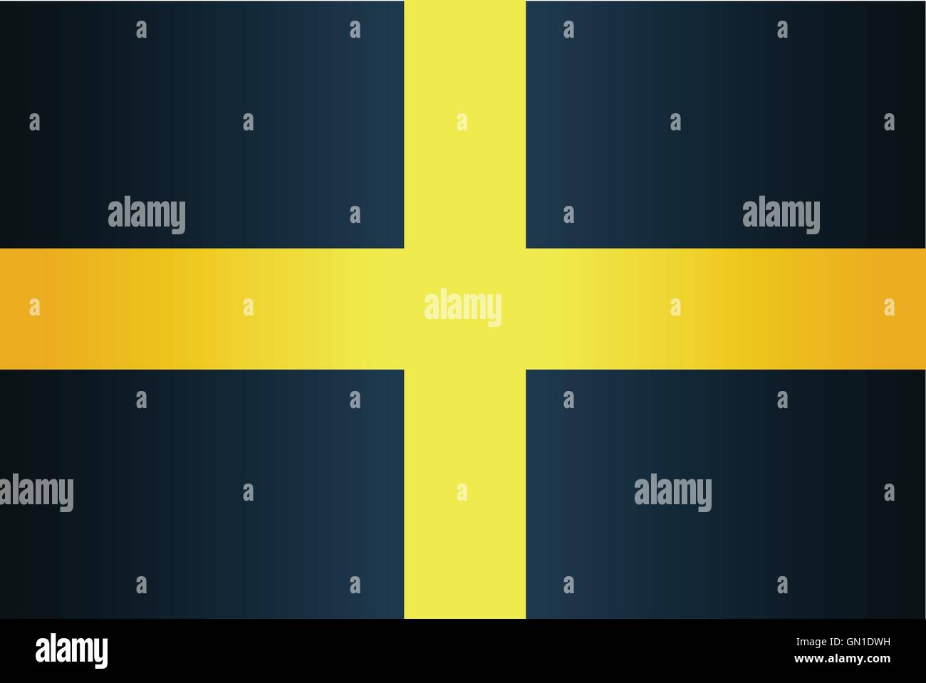 Drapeau noir et jaune Banque d'images vectorielles - Alamy