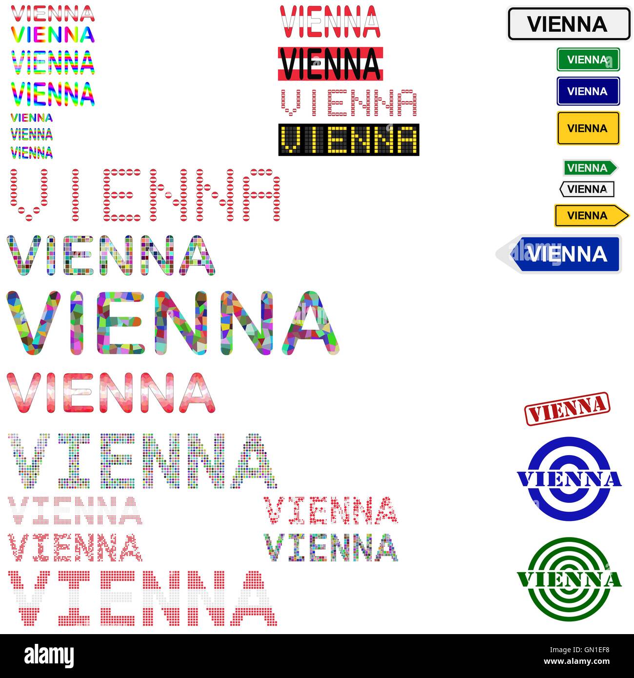 Symbole de vienne Banque d'images vectorielles - Alamy