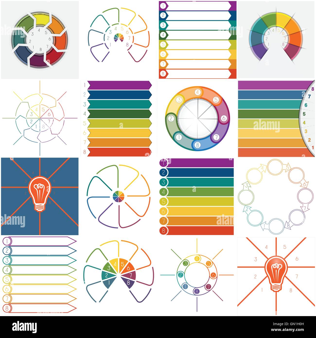 16 Les modèles vectoriels, infographie, processus cyclique zone de ...