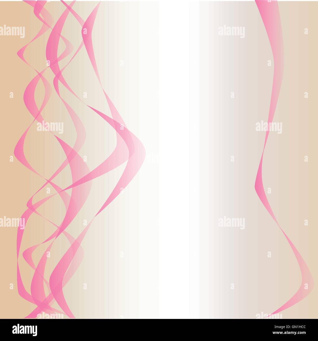 Ruban rose Banque d'images vectorielles - Alamy