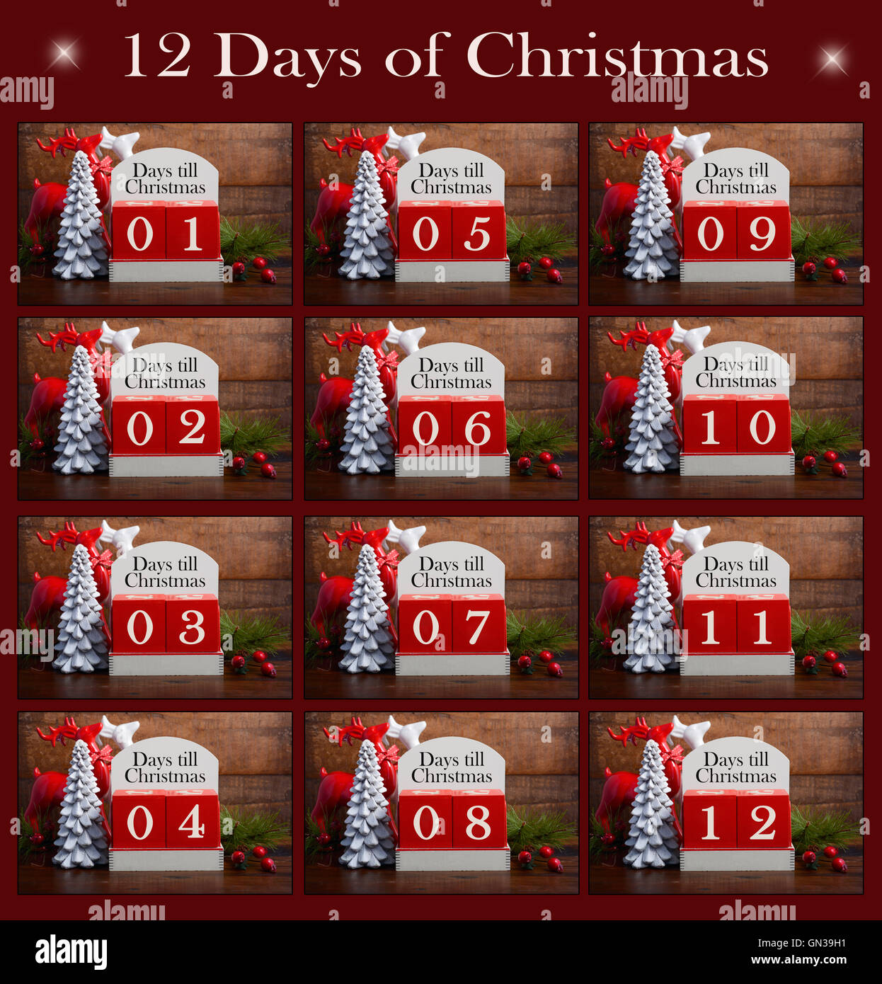 Les 12 jours de noel Banque de photographies et d’images à haute ...