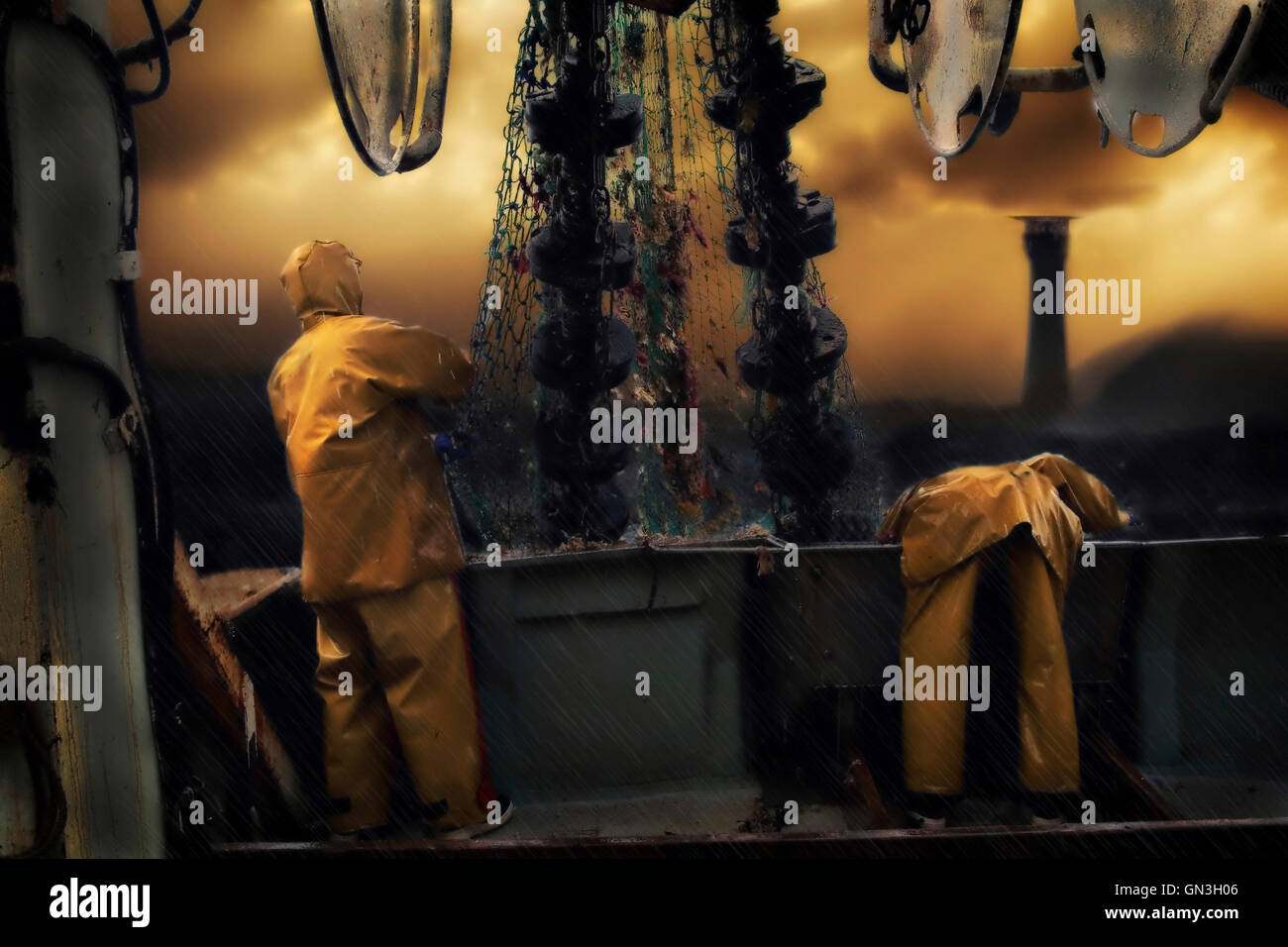 Chalut de filet Banque de photographies et d’images à haute résolution ...