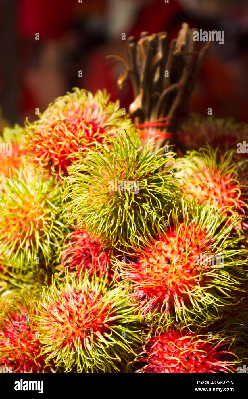 Gros plan de ramboutan Banque de photographies et d’images à haute ...