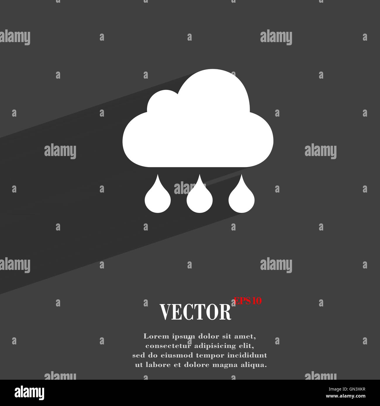 Symbole de la pluie Banque de photographies et d’images à haute ...
