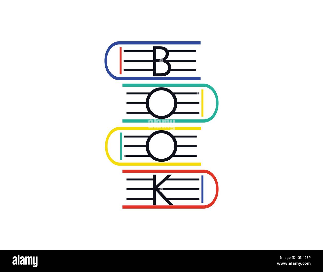 Dos de livre Banque d'images vectorielles - Alamy