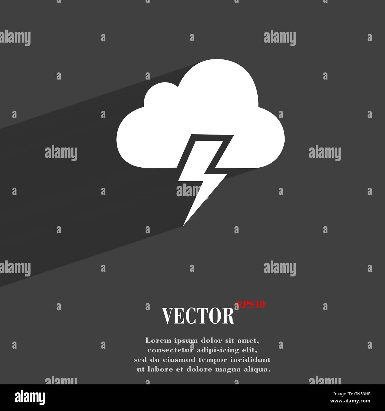 Orage symbole Banque de photographies et d’images à haute résolution ...