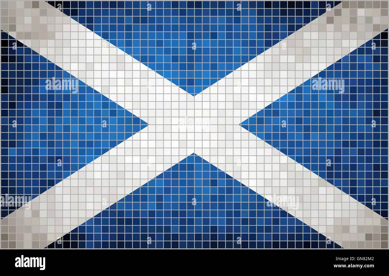 Drapeau national écossais Banque d'images vectorielles - Alamy