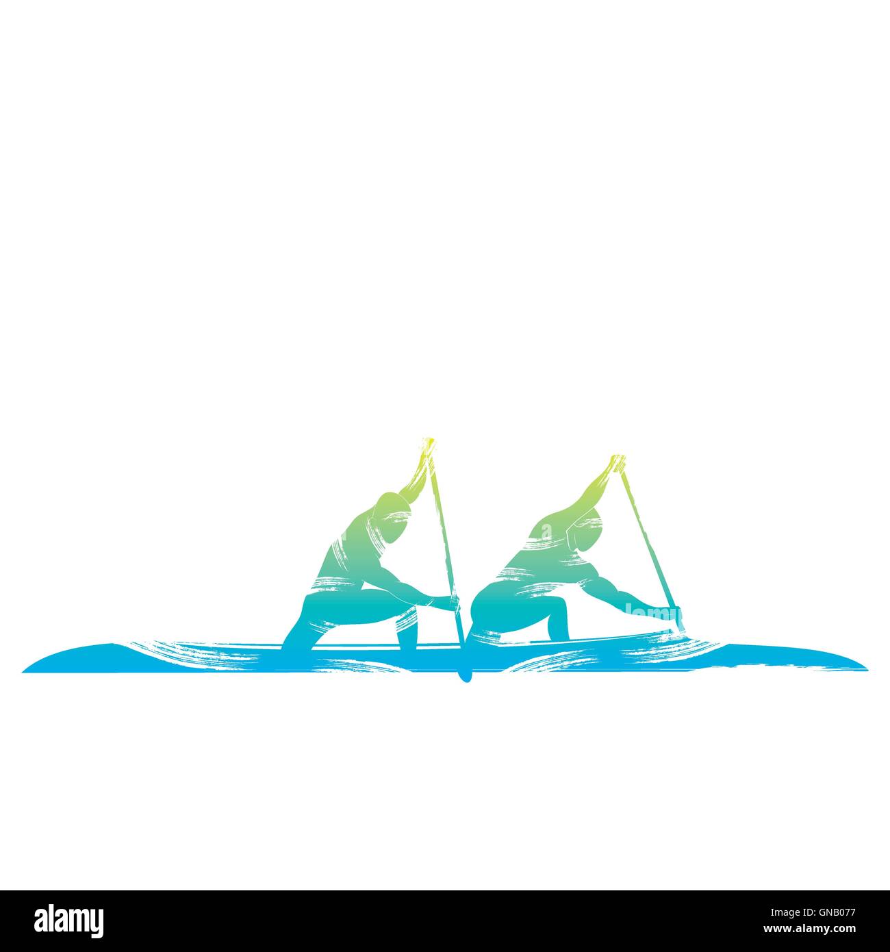 Olympic rower Banque d'images vectorielles - Alamy