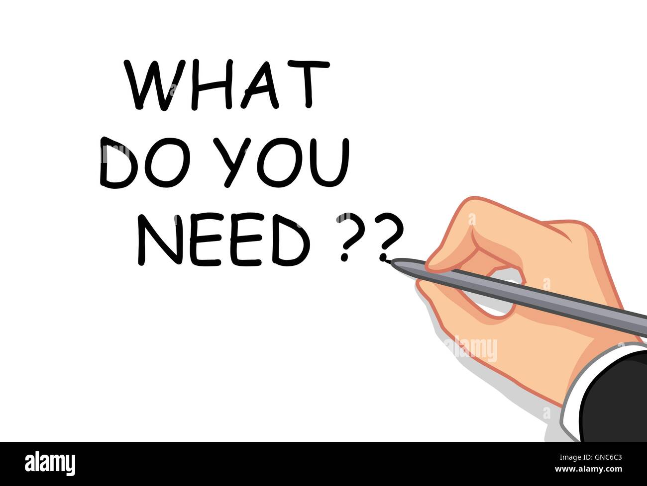 Explication manuscrite Banque d'images vectorielles - Alamy