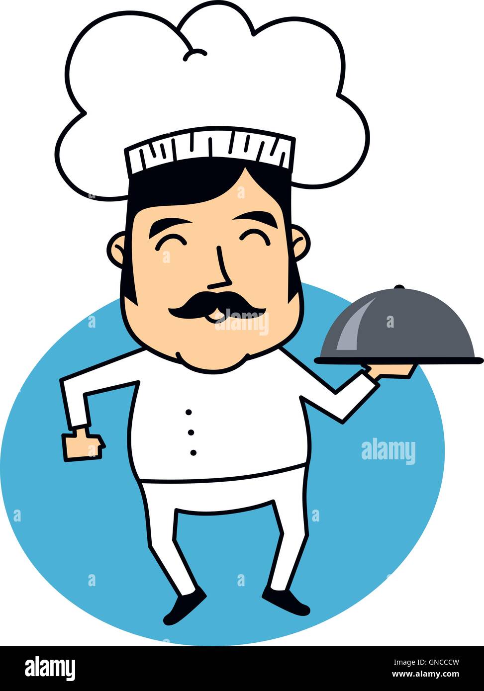 Chef patissier drole Banque d'images vectorielles - Alamy