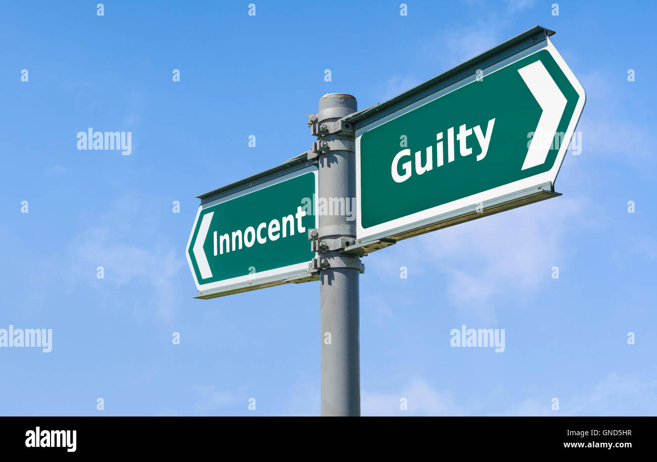 La coupable Banque de photographies et d’images à haute résolution - Alamy