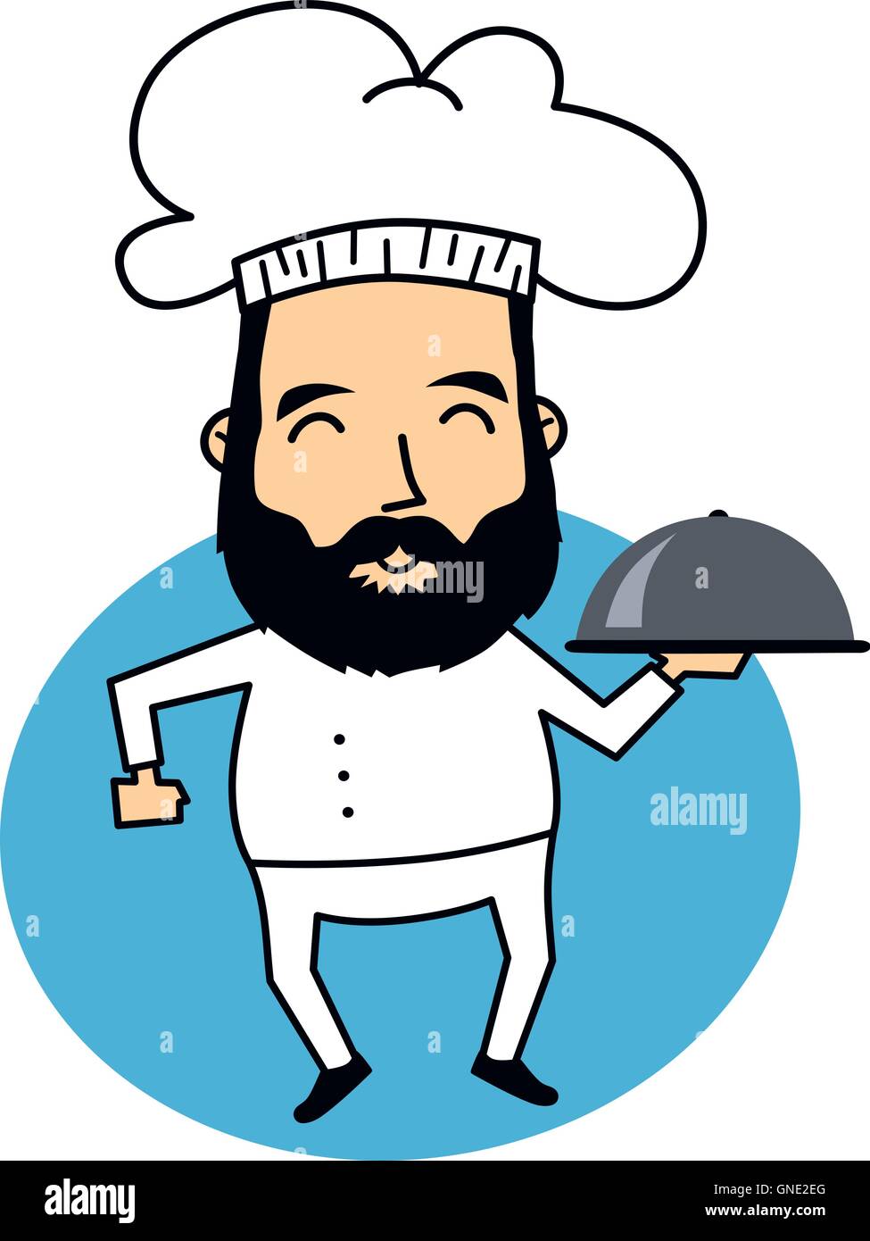 Chef patissier drole Banque d'images vectorielles - Alamy
