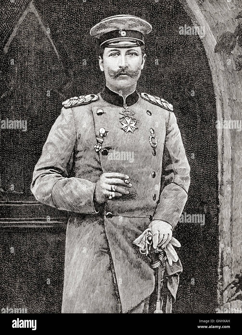 Guillaume II ou Guillaume II, 1859 - 1941. L'empereur allemand (Kaiser ...