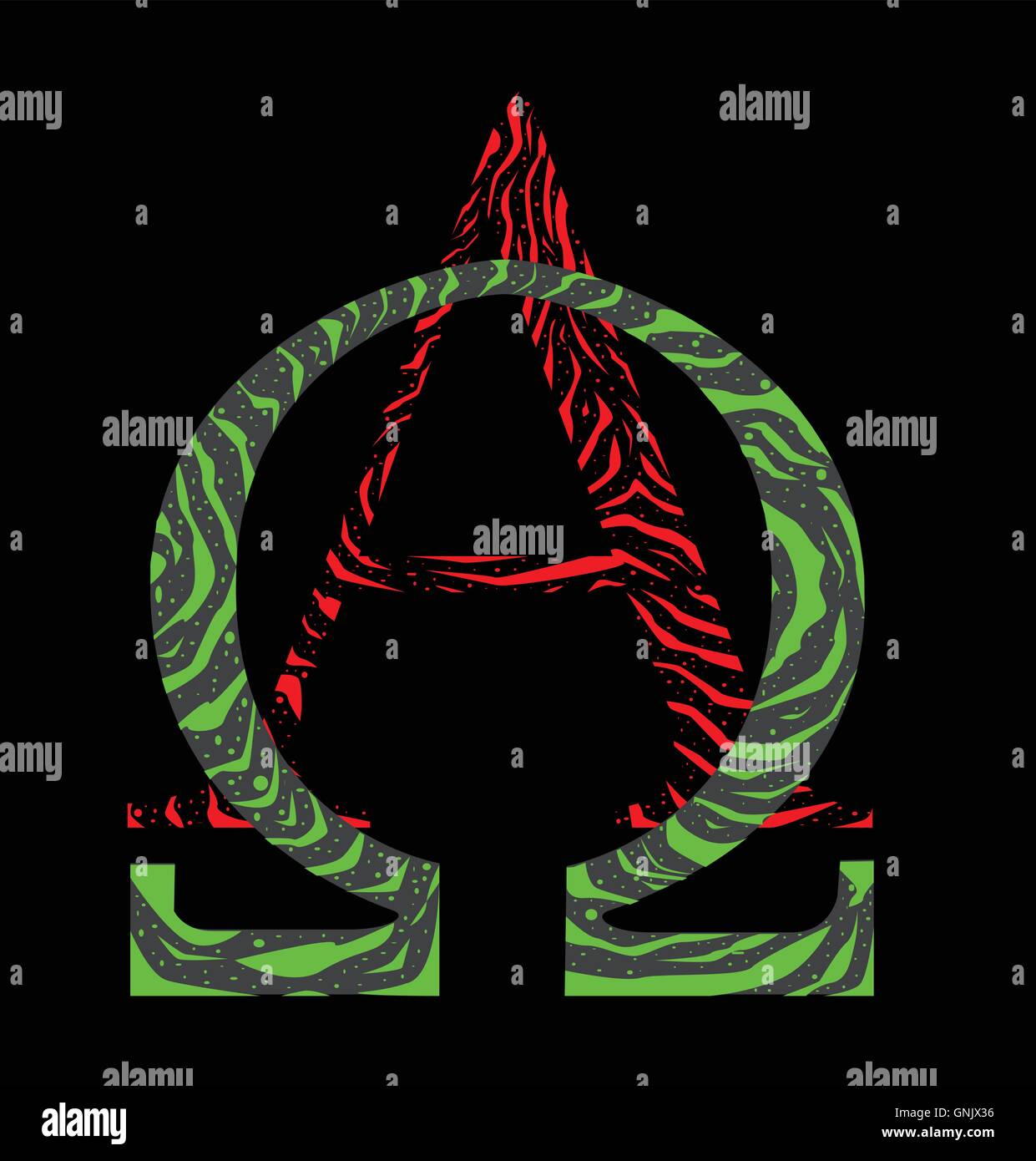 Symbole alpha Banque d'images vectorielles - Alamy