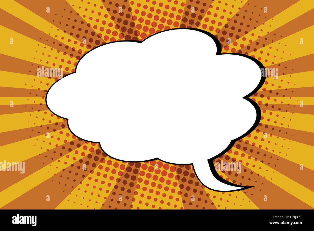 Comic cloud Banque d'images vectorielles - Alamy
