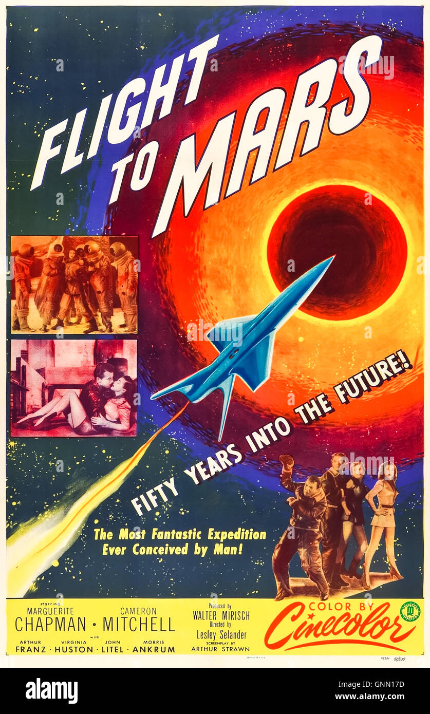 Vol vers Mars (1951) réalisé par Lesley Selander et avec Marguerite ...