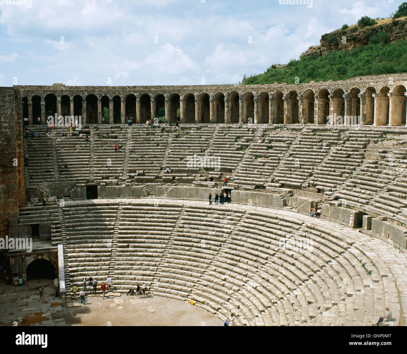 La Turquie. Aspendos (Apsendus). L'ancienne ville gréco-romaine. Le ...