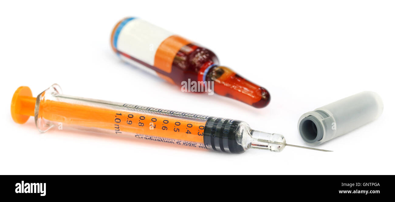 Syringe glass Banque de photographies et d’images à haute résolution ...