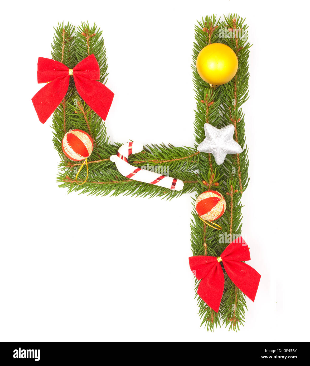 Alphabet de noel chiffre Banque de photographies et d’images à haute ...