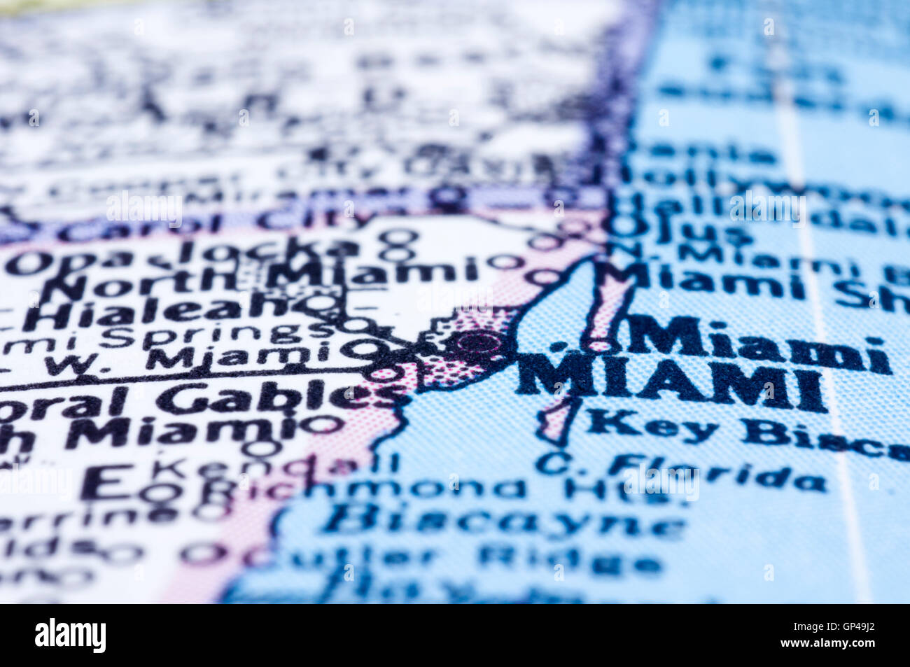 Carte de miami Banque de photographies et d’images à haute résolution ...