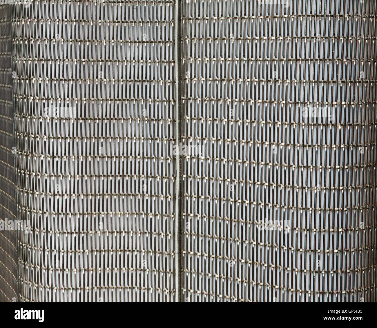 Perforated metal screen architecture Banque de photographies et d ...
