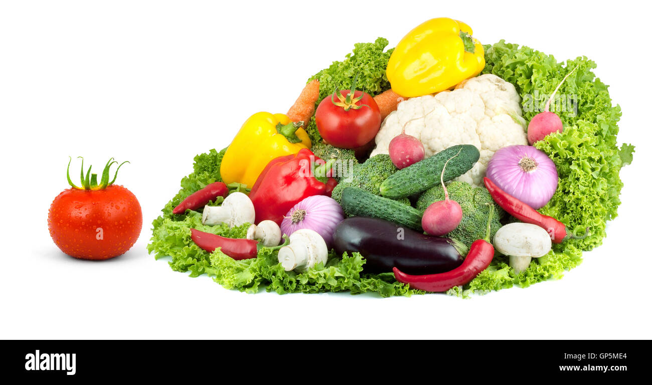 Cadre legumes Banque d'images détourées - Alamy