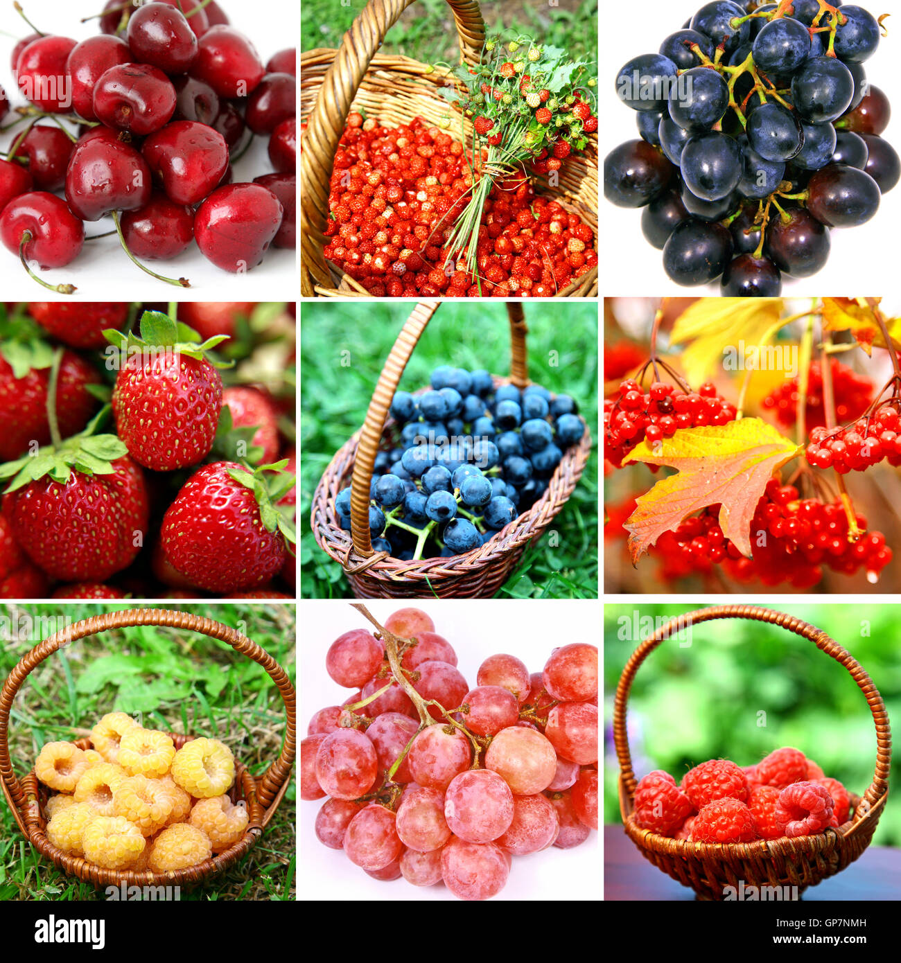 Collage de cerises Banque de photographies et d’images à haute ...