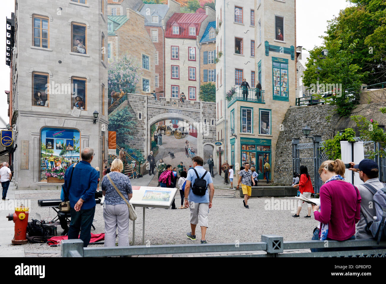 Fresque des quebecois Banque de photographies et d’images à haute ...