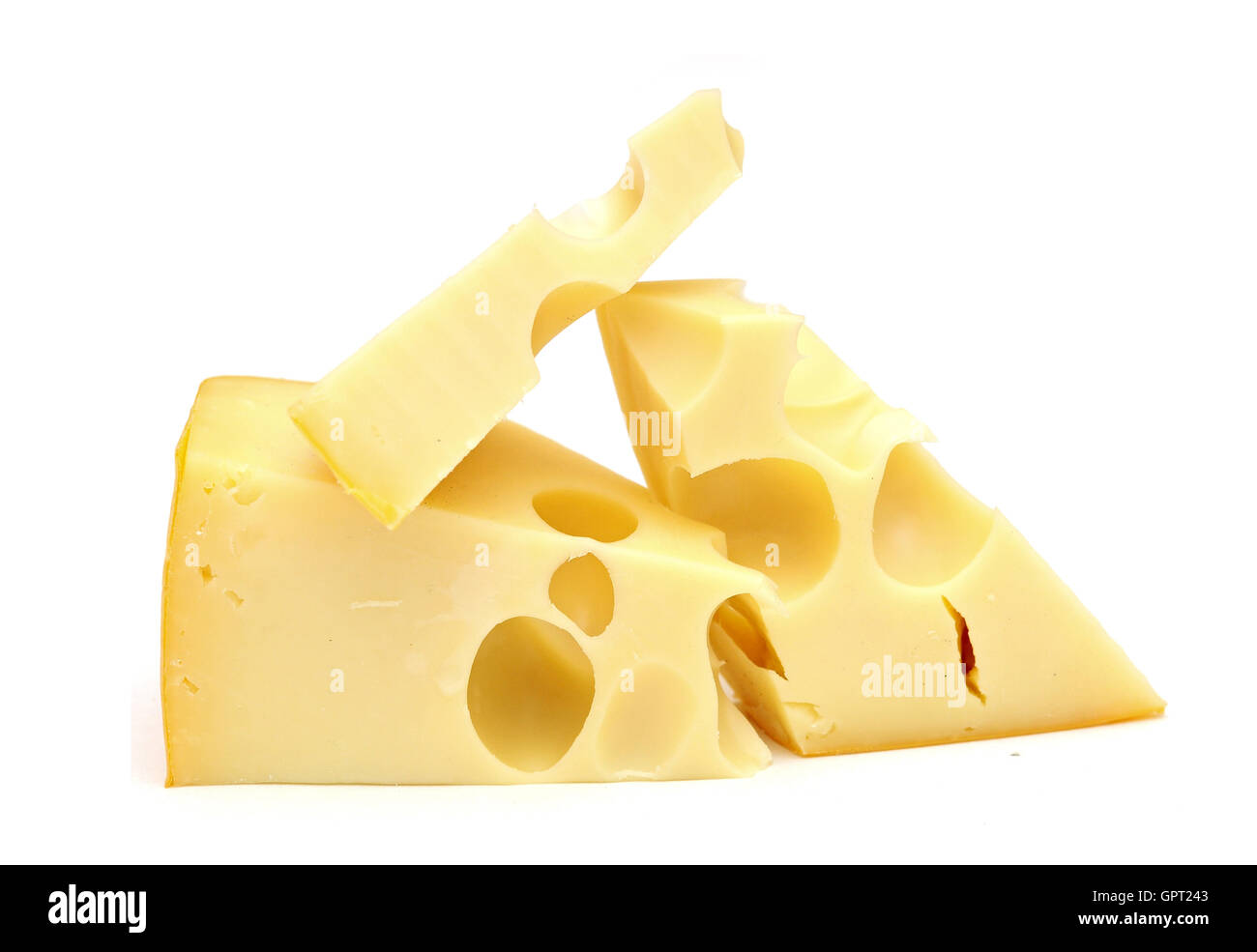 Fromage cheddar biologique Banque d'images détourées - Alamy
