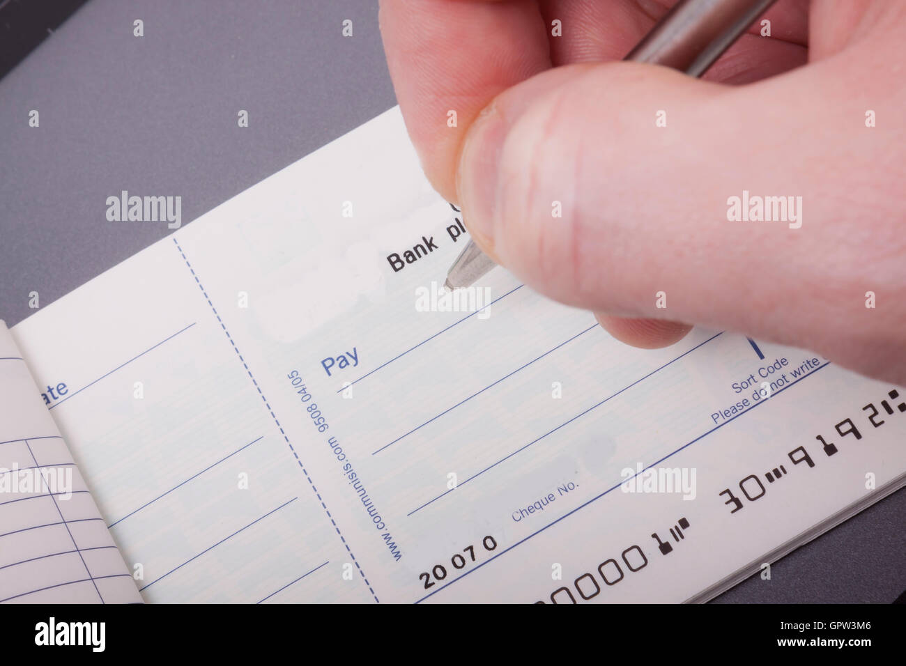 Carnet de cheque personnel d'entreprise Banque de photographies et d ...