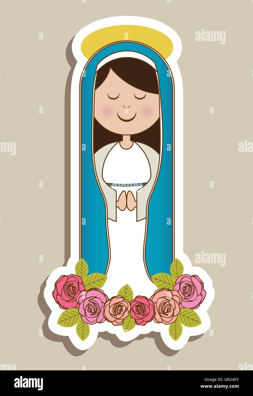 Oiseau vierge Banque d'images vectorielles - Alamy