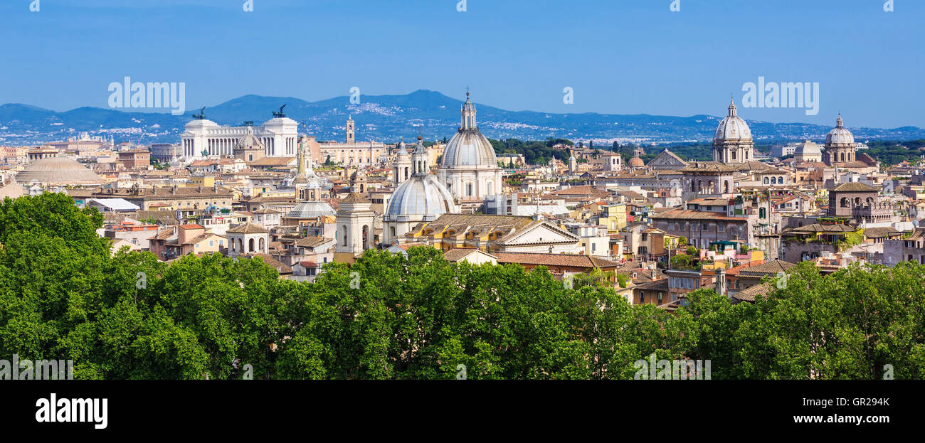 Vue panoramique de rome Banque de photographies et d’images à haute ...