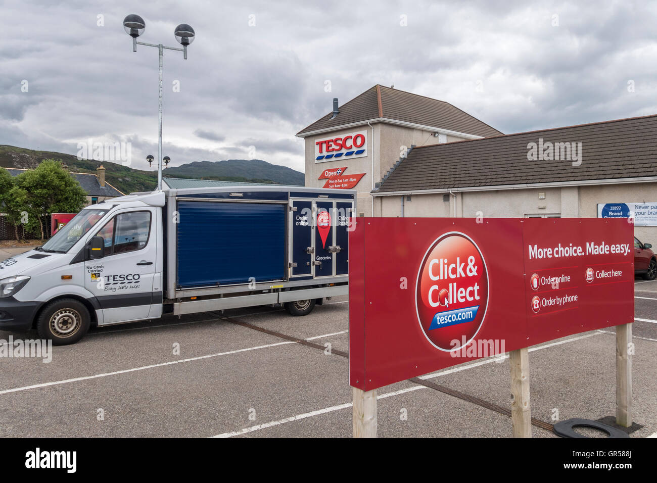 Tesco van Banque de photographies et d’images à haute résolution - Alamy