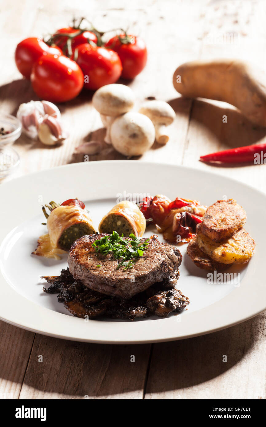 Steak de venaison Banque de photographies et d’images à haute ...