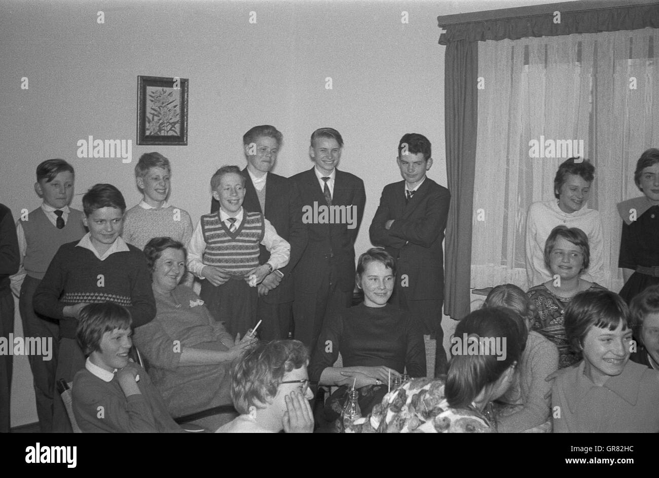 Classe d'école, 1965 Photo Stock - Alamy