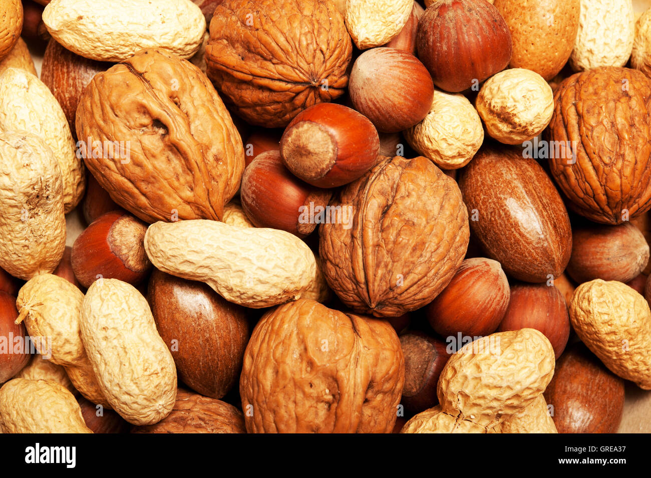 variété de noix Photo Stock - Alamy