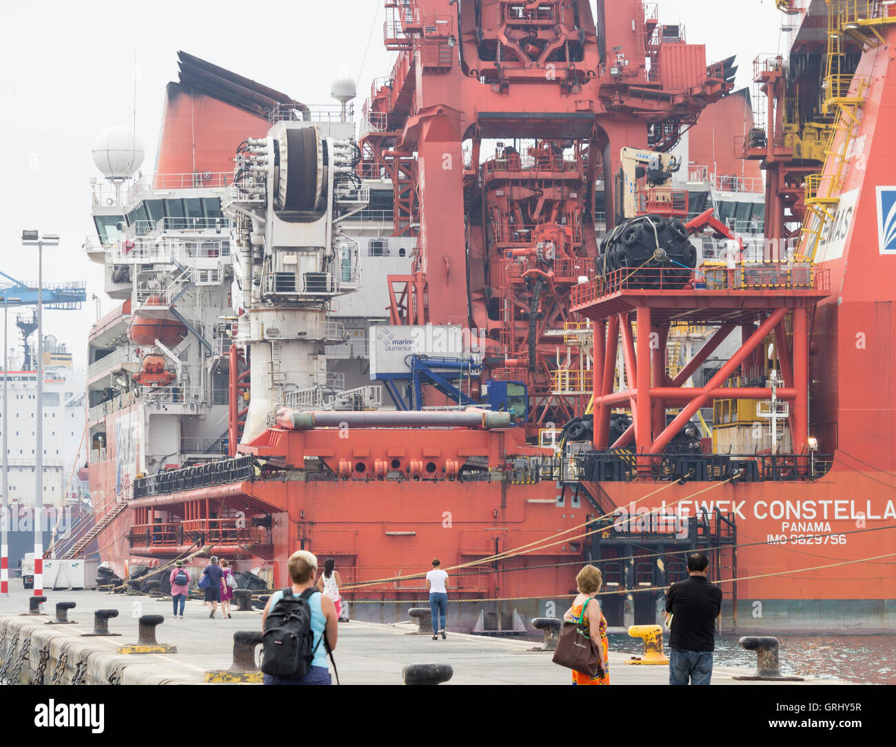 Navire Pipelay, Lewek Constellation Photo Stock - Alamy