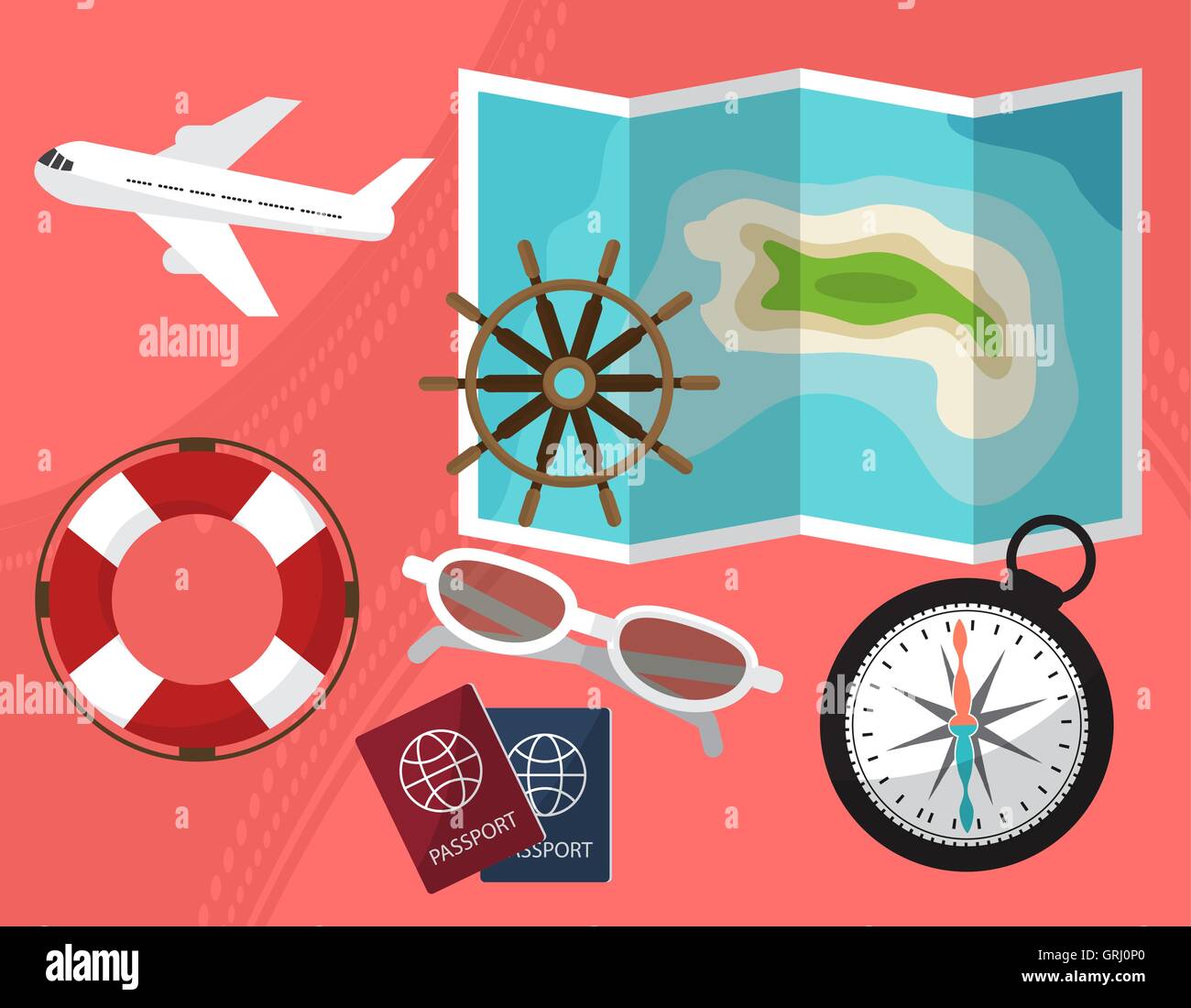 A map of the world to be a plane Banque d'images vectorielles - Alamy