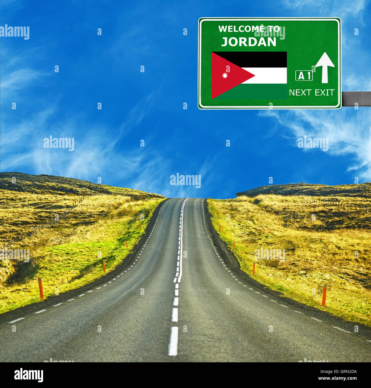 Welcome to jordan sign Banque de photographies et d’images à haute ...