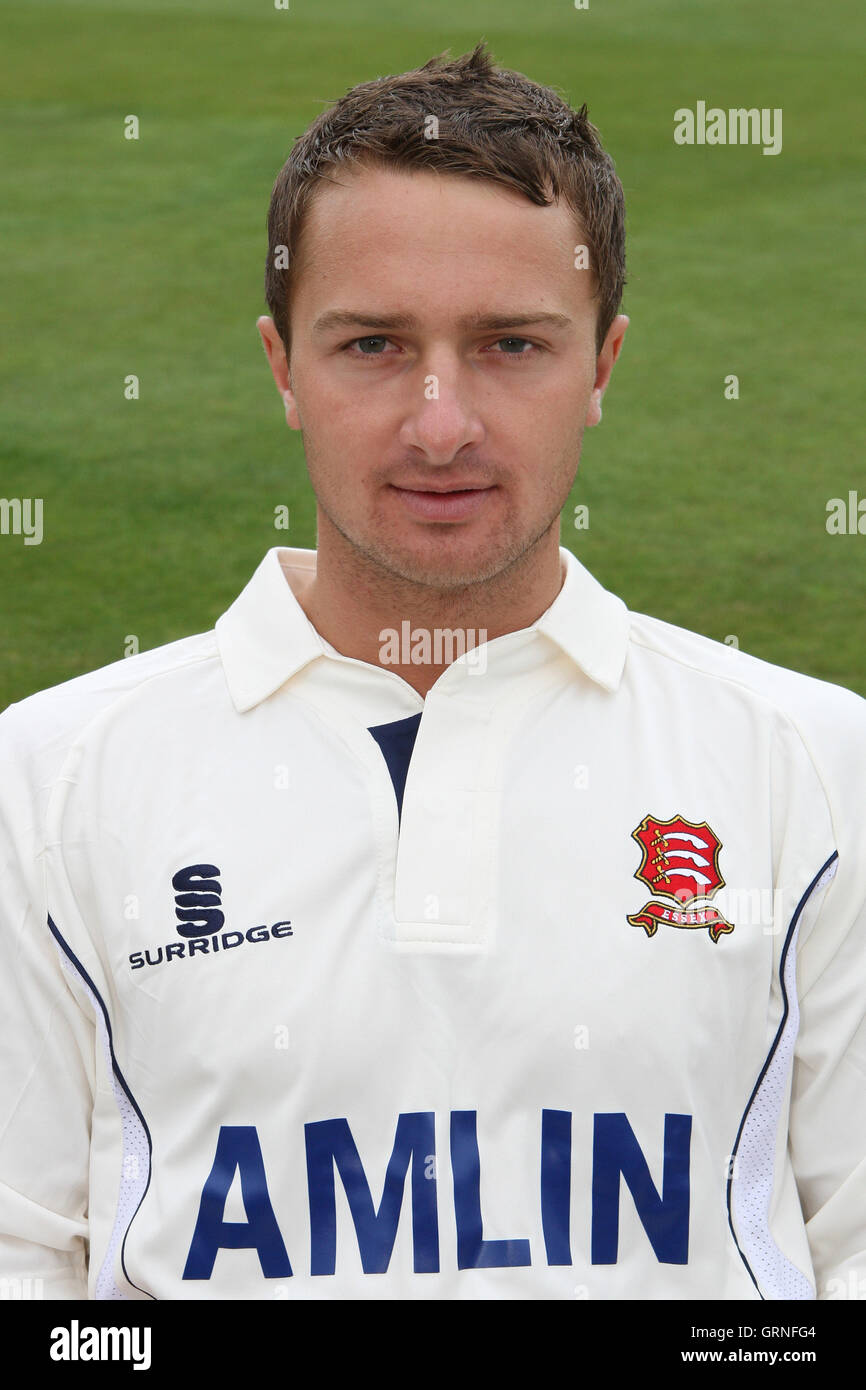 Jaik Mickleburgh d'Essex pose pour une photo individuelle - Essex CCC ...