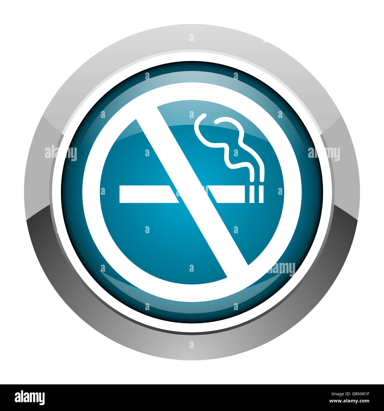 No smoking icon Banque de photographies et d’images à haute résolution ...